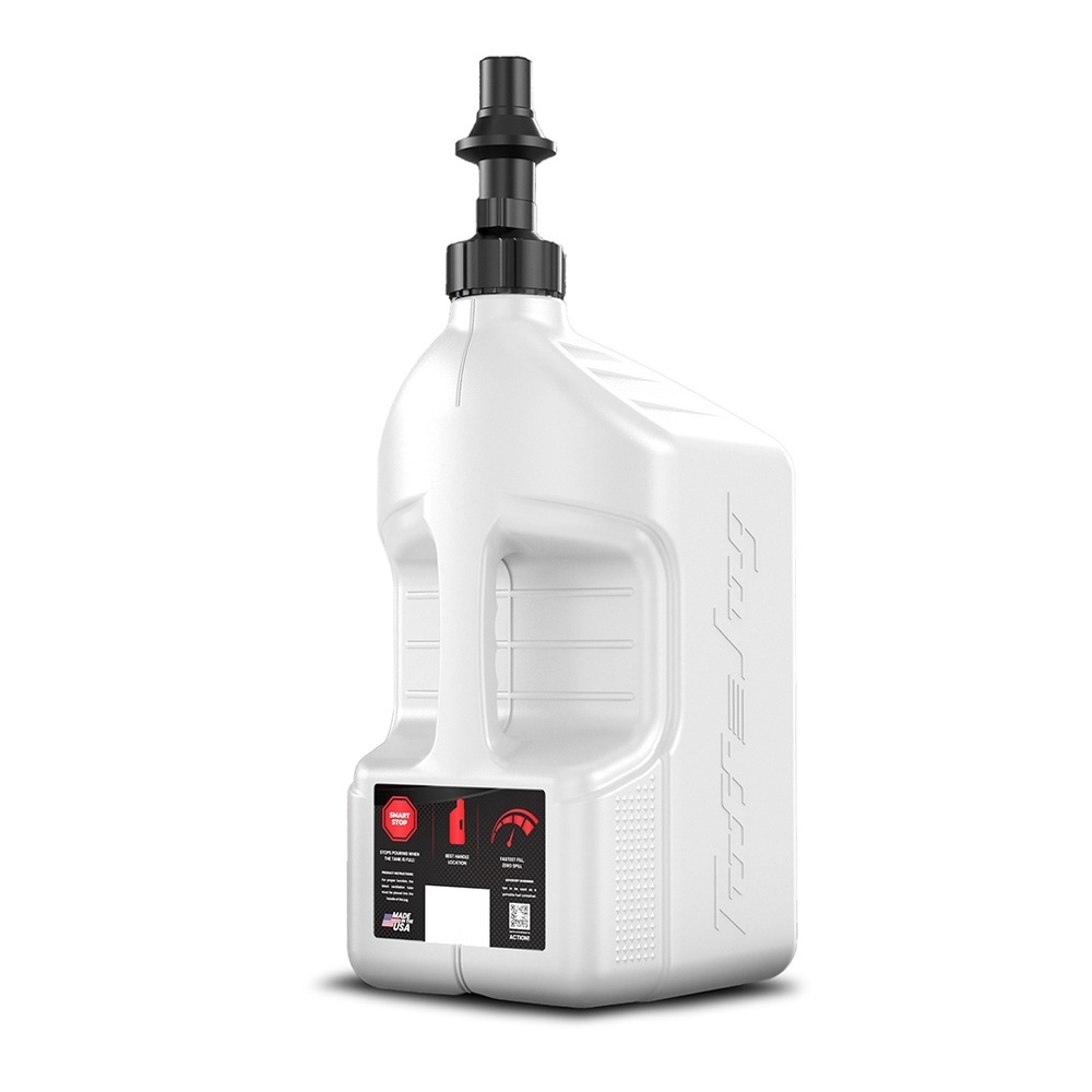 TUFF JUG GEN 3 20L RIPPER CAP WITH VIEW STRIP - WHITE/BLACK – Cully's ...