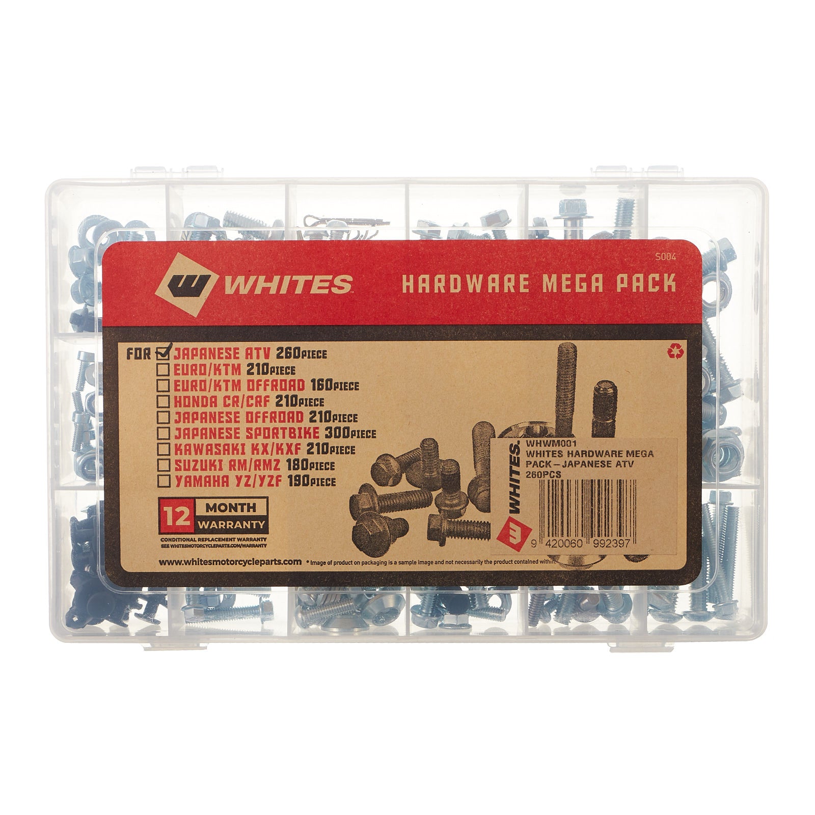 WHITES HARDWARE MEGA PACK - JAPANESE ATV 260PCS – Cully's Yamaha