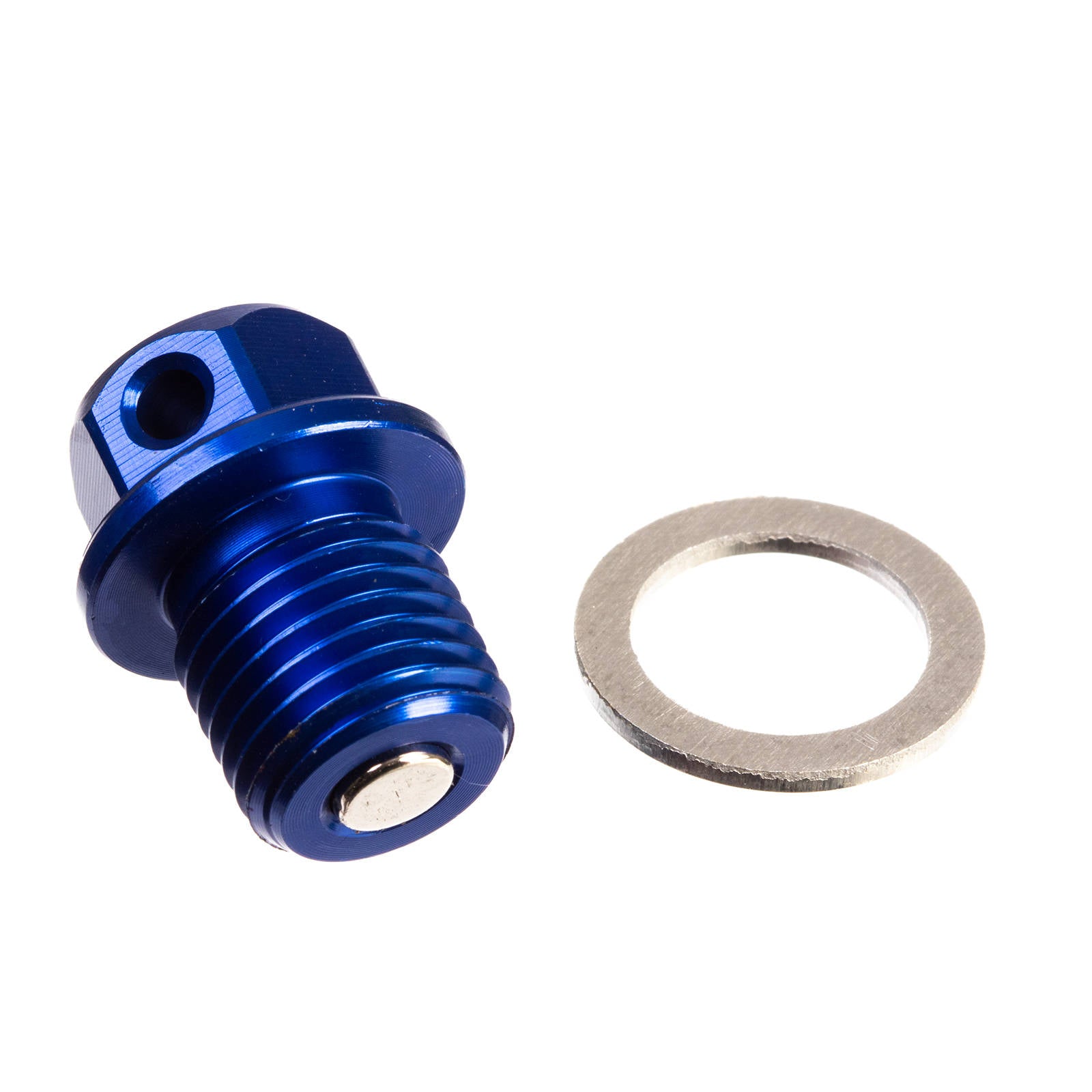 Whites Magnetic Sump Plug M14 x 14 x 1.5 - Blue – Cully's Yamaha