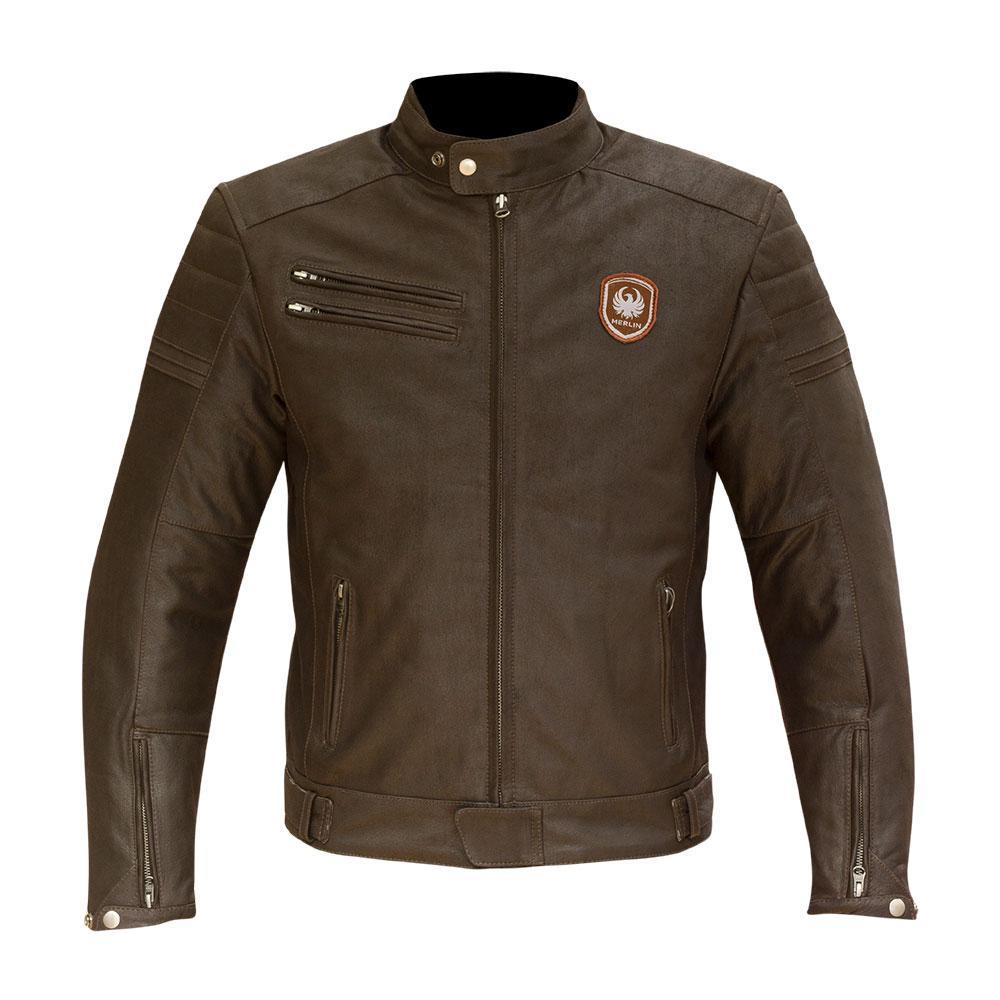 MERLIN ALTON LEATHER JACKET - BROWN – Cully's Yamaha
